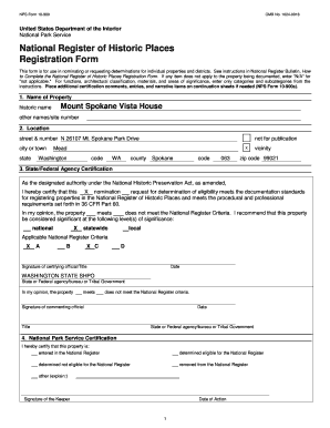 Fillable Online dahp wa completing the registration form - Department of Archaeology and ... Fax ...