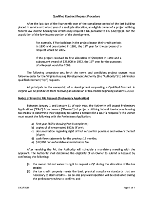 Fillable Online Qualified Contract Request Procedure Fax Email Print - pdfFiller
