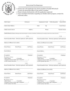 Fillable Online o Enclose the $100 application fee (check payable to ...