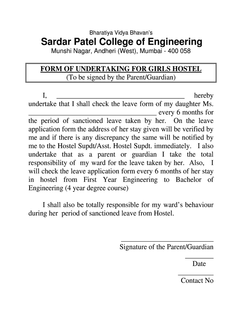 Fillable Online Sardar Patel College of Engineering - spce.ac.in Fax ...