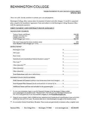 Fillable Online Spring Payment Plans Fax Email Print - pdfFiller