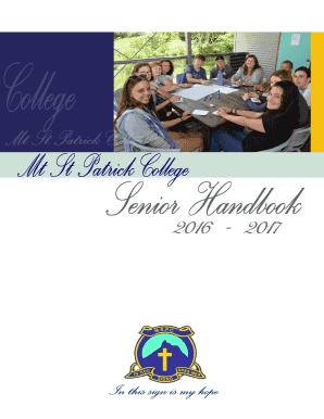 Fillable Online moodle mursclism catholic edu Mount St Patrick College ...