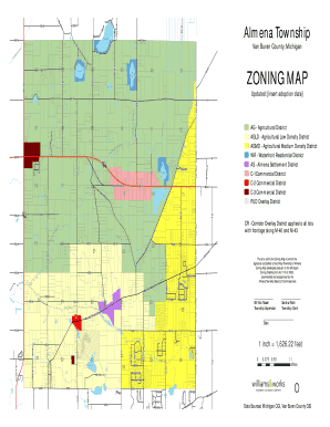 Fillable Online Zoning Map - Almena Township Fax Email Print - pdfFiller