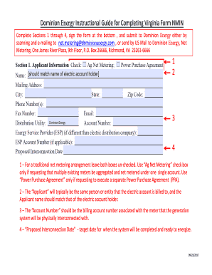 Fillable Online Dominion Instructional Guide for Completing Virginia ...