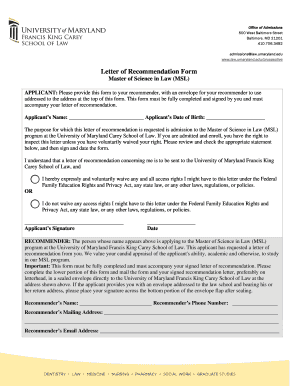 Fillable Online MSL LOR Form.doc Fax Email Print - pdfFiller