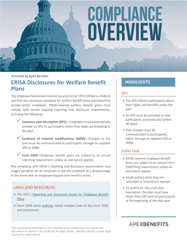 Fillable Online ERISA disclosures.docx Fax Email Print - pdfFiller