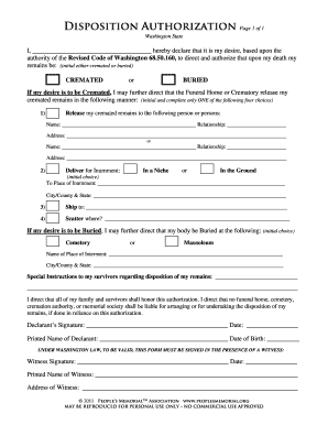 Fillable Online Disp.Auth.Putting.My.House.In.Order.0110 Fax Email ...