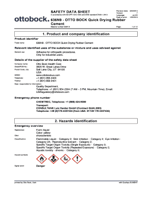 Fillable Online Safety Data Sheet 636N 9 (en-US) - Ottobock Fax Email Print - pdfFiller