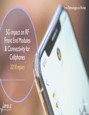 Fillable Online 5g's impact on rf front-end module and - Micronews Fax ...