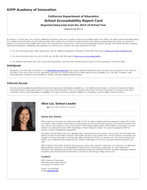 Fillable Online KIPP Academy of Innovation Fax Email Print - pdfFiller