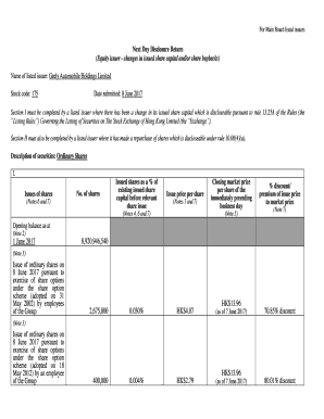 Fillable Online Stock code: 175 Fax Email Print - pdfFiller