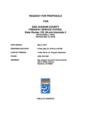 Fillable Online freeway service patrol (fsp) request for proposals ...
