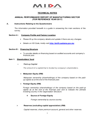 Fillable Online TECHNICAL NOTES ANNUAL PERFORMANCE REPORT OF Fax Email ...