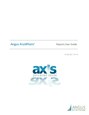 Fillable Online Angus AnyWhere - Axis Portal Fax Email Print - pdfFiller