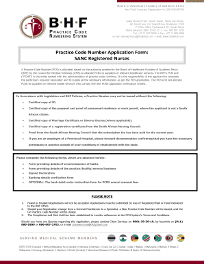 Fillable Online SANC Registered Nurses Fax Email Print - pdfFiller