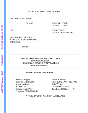 Natalie Slaughter - Fill Online, Printable, Fillable, Blank | pdfFiller