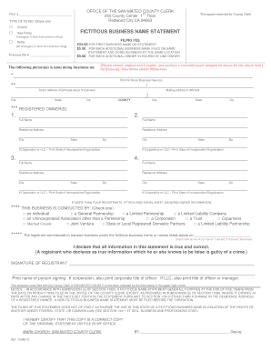 Fillable Online Agent Authorization Form - San Mateo County Clerk Fax ...