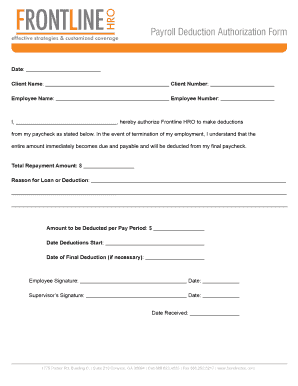 Frontline Hro - Fill Online, Printable, Fillable, Blank | pdfFiller