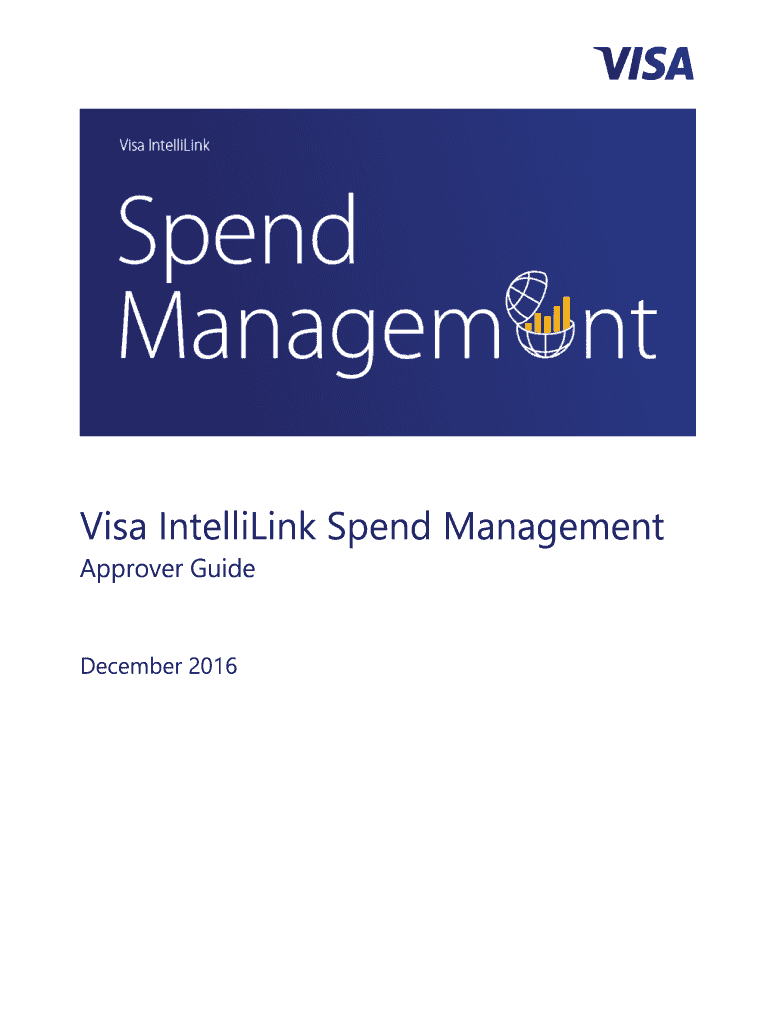 Fillable Online Visa IntelliLink Spend Management - Approver Guide Fax ...