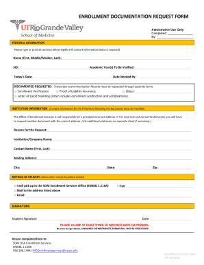 Fillable Online UTRGV UTRGV School of Medicine homepage Fax Email Print ...