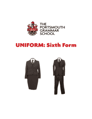 Pgs Uniform - Fill Online, Printable, Fillable, Blank | pdfFiller