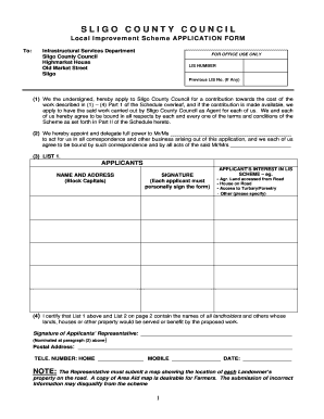 Fillable Online LIS Application form 2017 Fax Email Print - pdfFiller