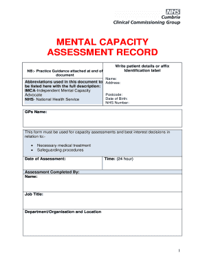Capacity Assessment - Page 3 | pdfFiller