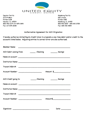 Fillable Online Authorization Agreement for ACH Origination.pub ...