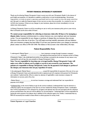 Fillable Online Patient Financial Responsibility Agreement - Hoang ...