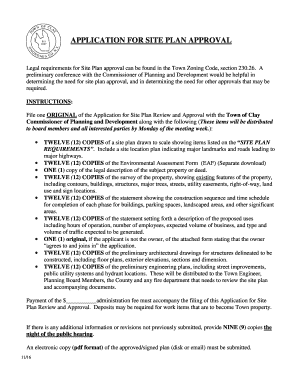 Fillable Online Site Plan Packet-REV.doc Fax Email Print - pdfFiller