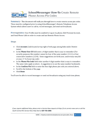 Fillable Online SchoolMessenger How-To Create Remote Fax Email Print - pdfFiller