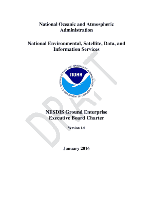 Fillable Online 5000 NESDIS Ground Enterprise Executive Board Charter ...