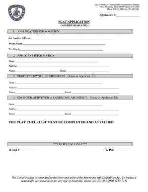 Fillable Online Building Permits City of Fairfax, VA Fax Email Print ...