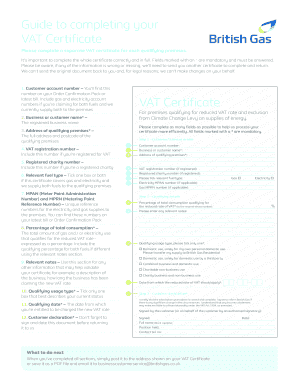 Fillable Online VAT Certificate Fax Email Print - pdfFiller