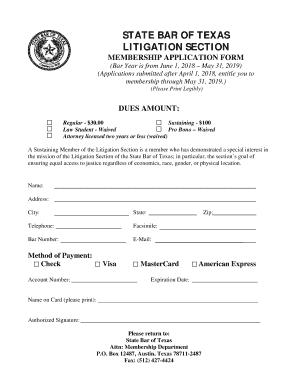 Fillable Online State Bar of Texas Disciplinary Process Overview Fax ...