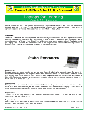 Fillable Online Parent Information Handbook - Brisbane State High ...