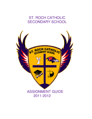 St Roch Catholic Secondary School - Fill Online, Printable, Fillable ...