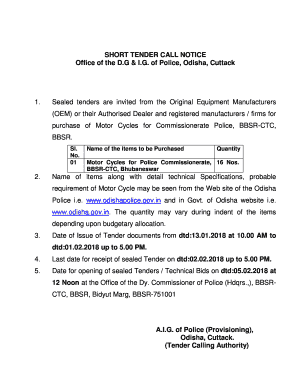 Fillable Online government of orissa - Odisha Government Portal Fax ...