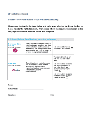 Fillable Online (Double Sided Form) Fax Email Print - pdfFiller