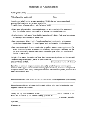 Fillable Online Statement of Accountability - Amazon AWS Fax Email ...