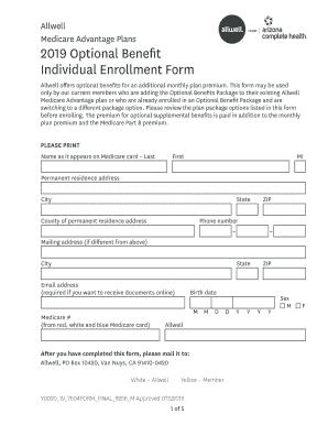 Fillable Online Arizona Complete Health: Home Fax Email Print - pdfFiller