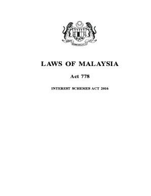 Fillable Online Laws of Malaysia Act 778 Fax Email Print - pdfFiller