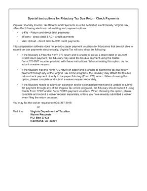 Fillable Online tax virginia 2018 Form 770-PMT, Payment Coupon ...