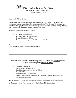 Wise Health System - Fill Online, Printable, Fillable, Blank | pdfFiller