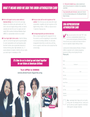 Fillable Online files cwa-union what it means when we sign this union ...