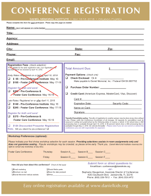 Fillable Online FC 18-Registration Registration Form Fax Email Print ...