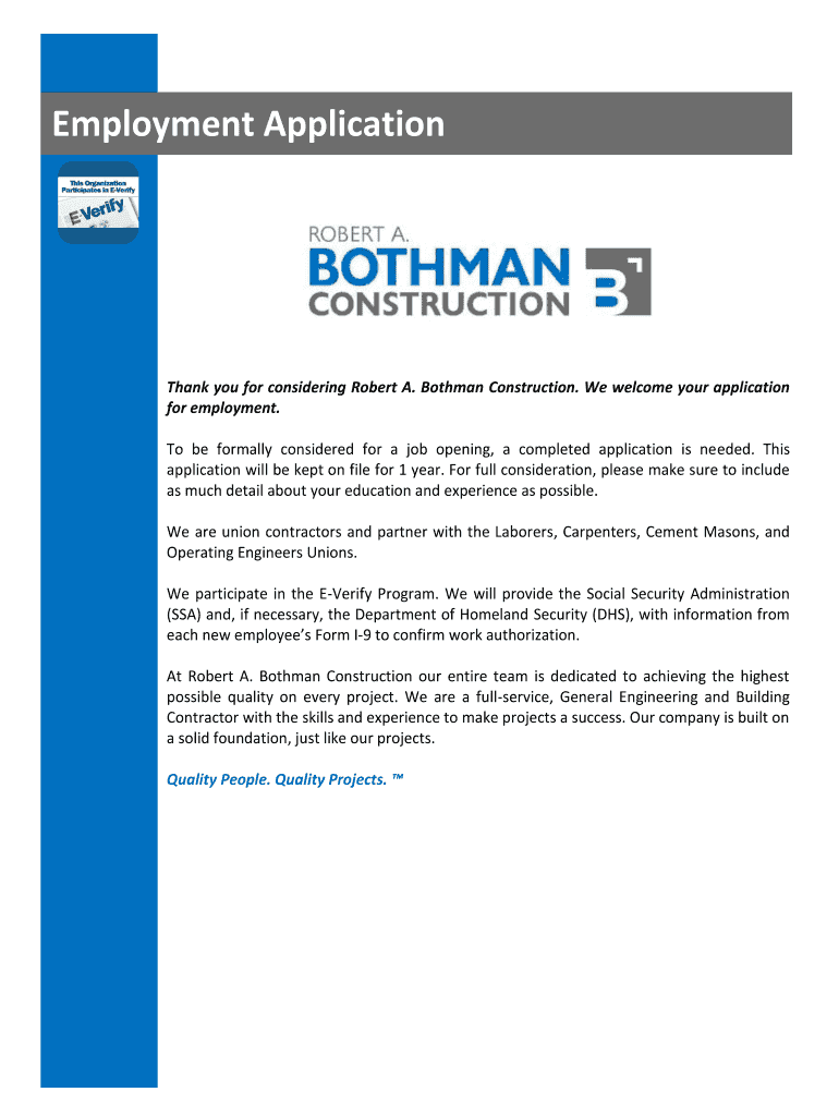 Fillable Online We welcome your application Fax Email Print - pdfFiller