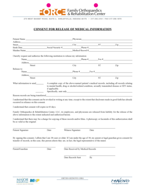 Orthoconsent - Fill Online, Printable, Fillable, Blank | pdfFiller