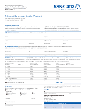 Fillable Online rsna The RSNAnet application - Radiological Society of ...