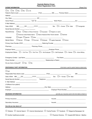 Fillable Online Patient Forms Packet - Greater Gwinnett Internal Medicine Fax Email Print ...